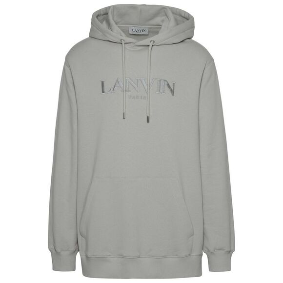 Lanvin | Sweaters | Lanvin Gray Cotton Hoodie Man | Poshmark